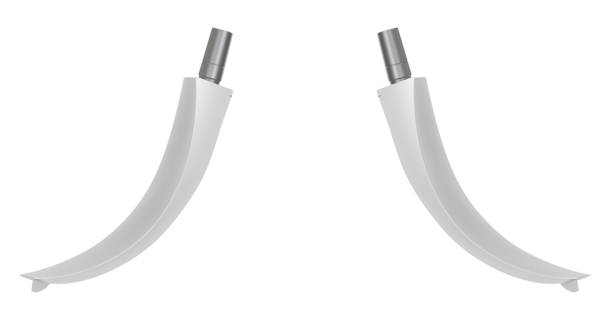 Vector Fins™ 0,80m² for hydraulic actuator SPS55B - Sleipner UK