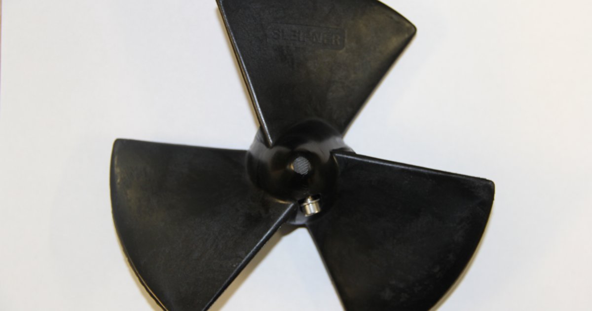 Thruster propeller 3bl for 4/7hp for 14mm shaft - Sleipner UK
