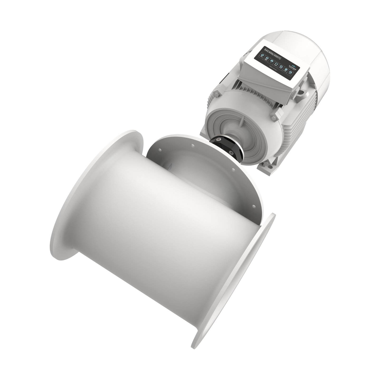 SAC400 tunnel thruster Ø300mm 400V low harmonic IP55 - Sleipner UK