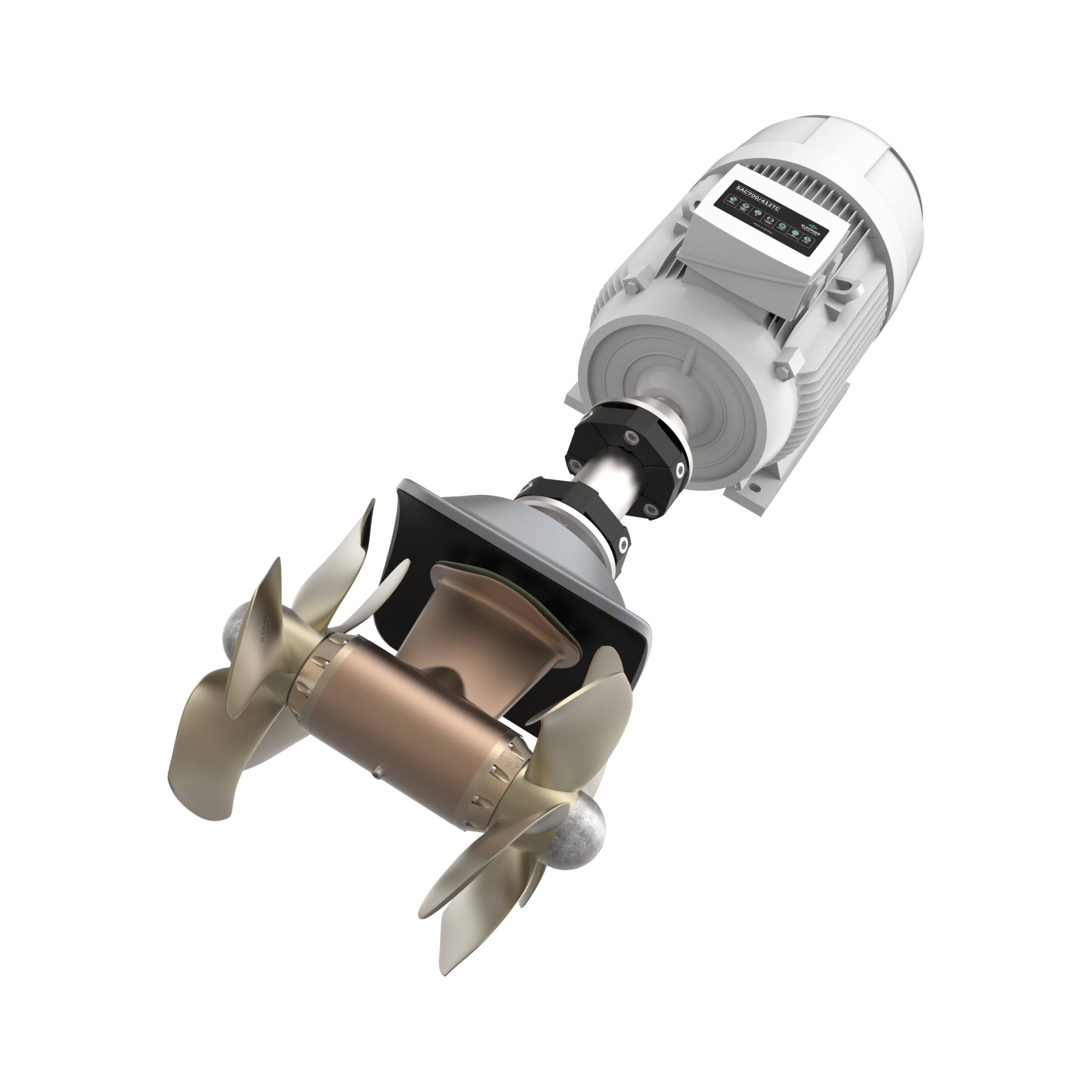 SAC700 tunnel thruster Ø412mm 230V - Sleipner UK