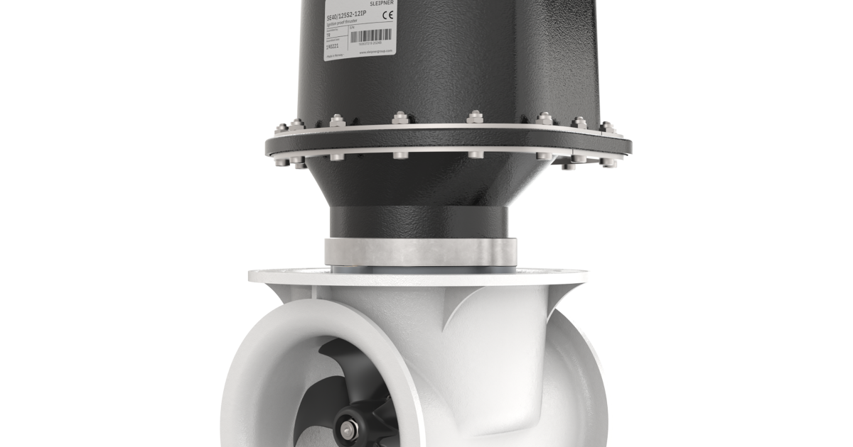 SE40 IP tunnel bow/stern thruster 12V - Sleipner UK