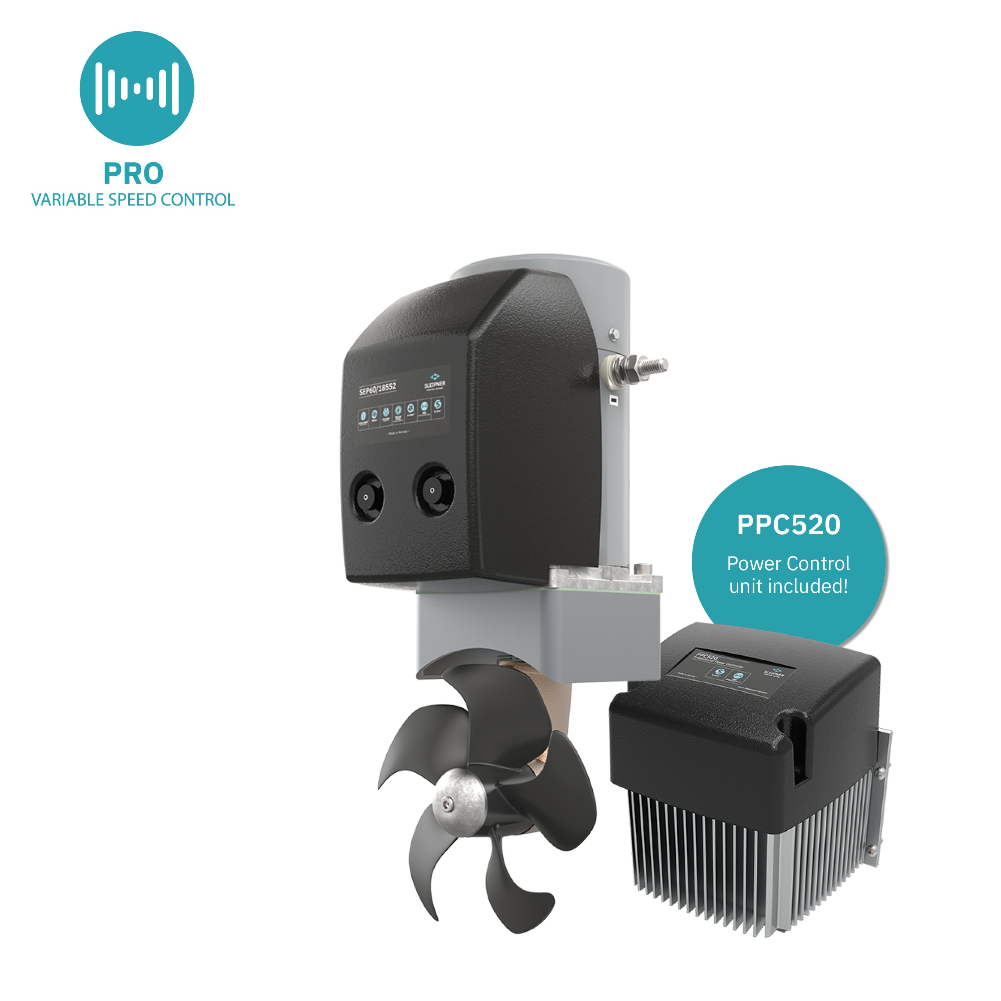 SEP60 PRO™ tunnel bow/stern thruster 24V - Sleipner UK