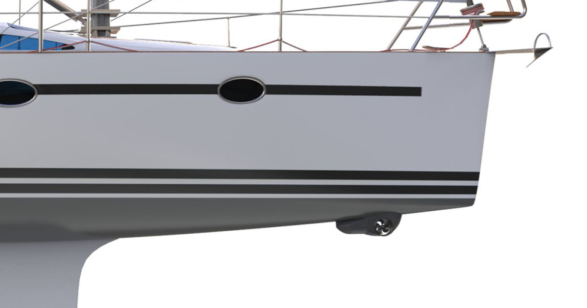 SX35 external bow/stern pod thruster 12V - Sleipner UK