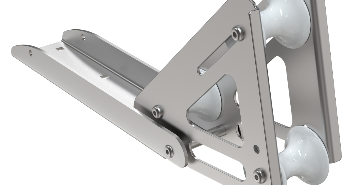 Anchor roller - pivoting, 350mm - Sleipner UK